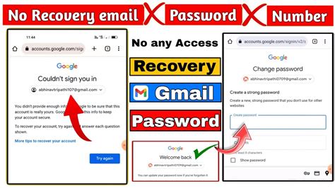 How To Recover Gmail Password Without Recovery Email And Phone Number
