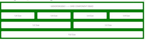 how to use grid component in reactjs geeksforgeeks
