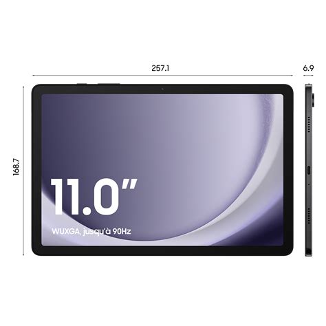 Samsung Galaxy Tab A9 11 Sm X210 128 Go Anthracite Wi Fi Tablette