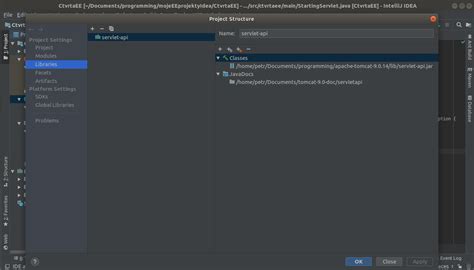 documentation how to set javadoc of external libraries in intellij