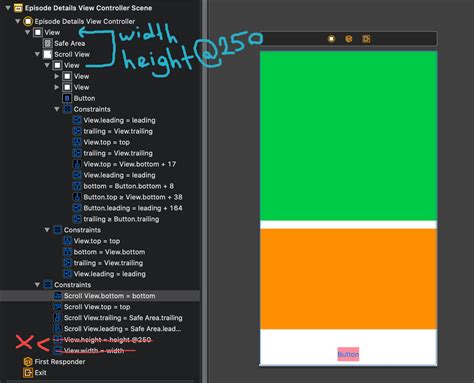 swift scrollview with autolayout issue xcode 11 x stack overflow