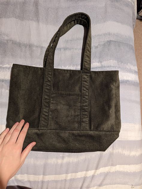 Corduroy Tote Bag Finished R Sewing
