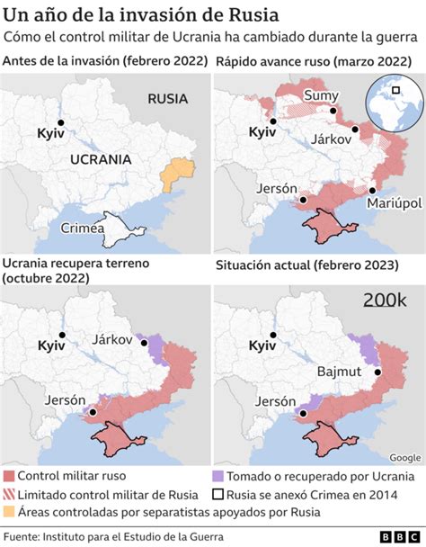 Guerra En Ucrania En Gráficos Cómo Ha Cambiado El Conflicto Desde El