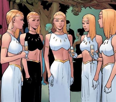Stepford Cuckoos From X Men Hellfire Gala Vol 1 1 Comics Girls