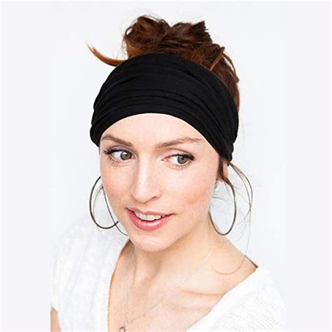 Dicasser Headbands For Women African Boho Wide Knotted Head Wraps