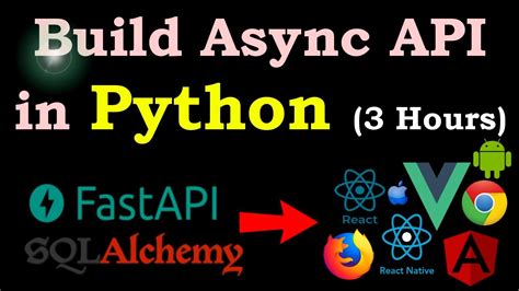 how to build async api in python with fastapi