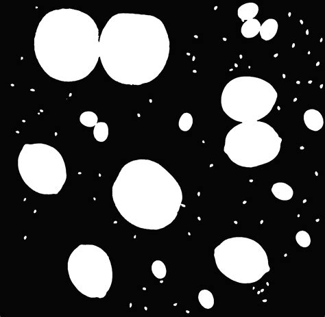 python detecting and counting blobs connected objects
