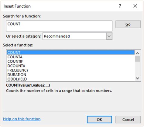 excel formula count cells that contain numbers