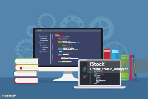 소프트웨어 개발 ide 평면 디자인 java 프로그래밍 언어에 대한 스톡 벡터 아트 및 기타 이미지 java 프로그래밍 언어