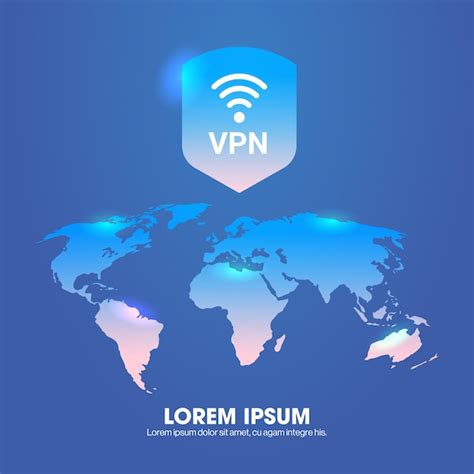Premium Vector Virtual Private Network Web Security Privacy Concept