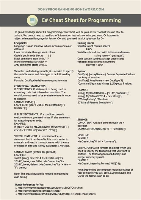 pin on c cheat sheet for programming