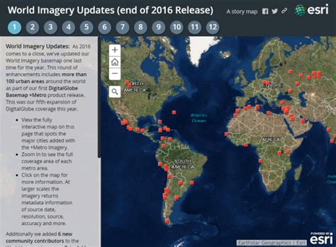 world imagery updated with digitalglobe and community content arcgis blog