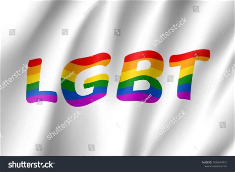 Lgbt Rainbow Waving Flag Color Clipart Stock Vector Royalty Free