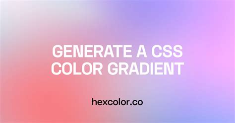 generate a css color gradient maker and background