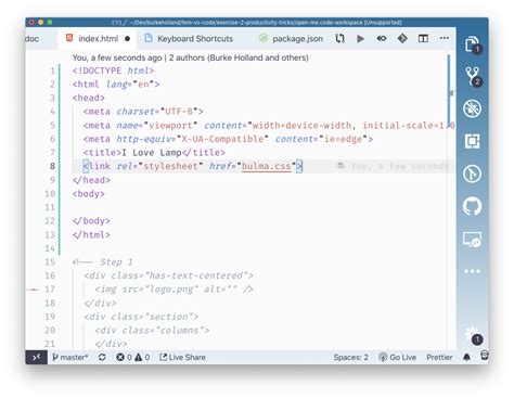 creating html with emmet vs code can do that workshop