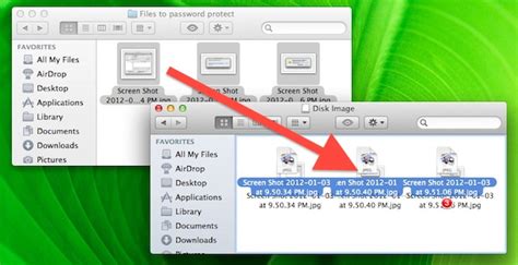 password protect folders and files in mac os x with encrypted disk images