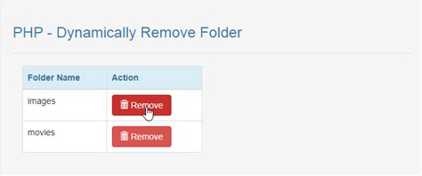 php dynamically remove file free source code projects and tutorials