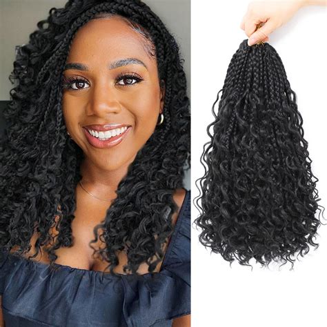Buy Goddess Box Braids Crochet Hair For Women Black Crochet Box Braids