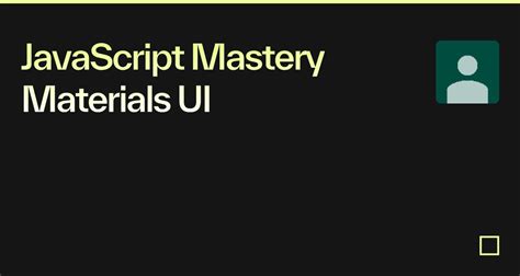 javascript mastery materials ui codesandbox