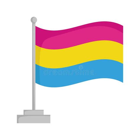 Día De Orgullo Pansexual Bandera Pansexual Símbolo De Atracción