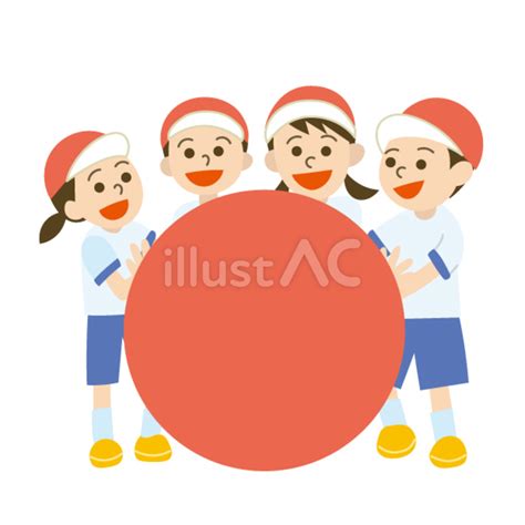 大玉転がしイラスト No 24394146｜無料イラスト・フリー素材なら「イラストac」