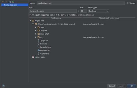 using xdebug with vagrant and phpstorm