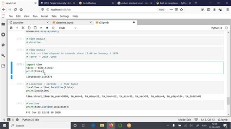 programming with python 20 python dates and exception handling youtube
