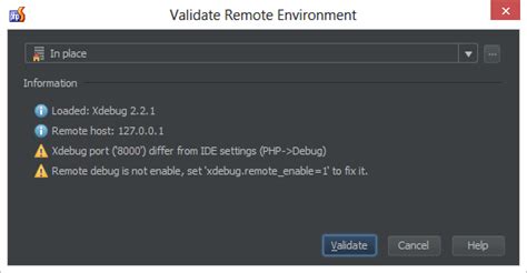debugger configuration validation with phpstorm the phpstorm blog