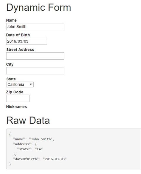 angularjs dynamic form directive angular script