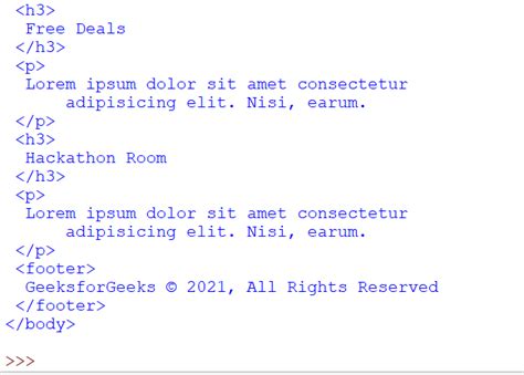 how to parse local html file in python geeksforgeeks