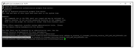 how to upload an iso image to a vmware datastore for use with vmware