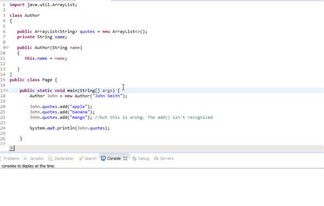 java why do i have an error for adding a variable to an arraylist