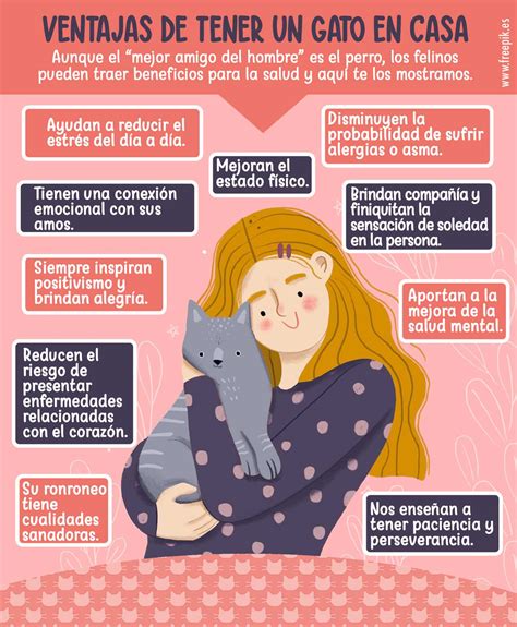 Infografía Ventajas De Tener Un Gato En Casa La Nota Positiva