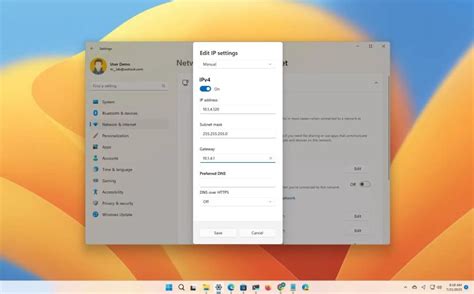 How To Set A Static Ip Address On Windows 11 Pureinfotech
