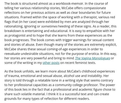 Brianna Mccabe Mba On Linkedin This Review On My Book Means