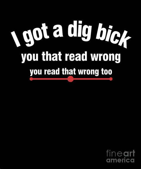 Adult Puns Wordplay Funny Misspelled Wrong Phrasing T I Got A Dig