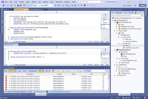 managing multi target embedded projects with visualgdb visualgdb