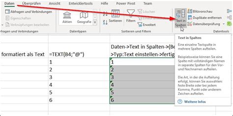 excel zahlen in text umwandeln