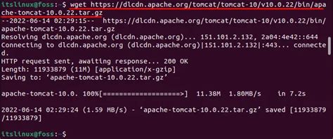How To Install Apache Tomcat Server On Ubuntu 22 04 Its Linux Foss