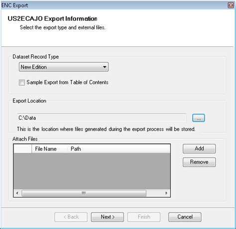 exporting an s 57 product—arcmap documentation