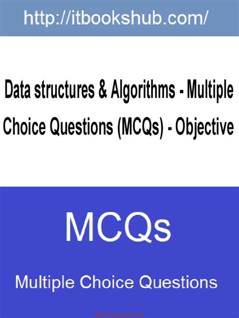 data structures and algorithms multiple choice questions mcqs