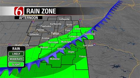 Flooding Possible As Rain Moves Into Northeast Oklahoma