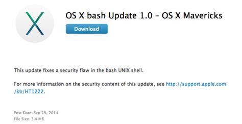 mac 使用者快來！apple 釋出os x bash更新修補shellshock漏洞！ 三嘻行動哇 yipee
