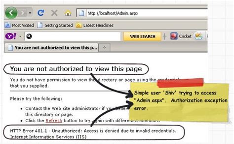 Asp Net Authentication And Authorization Codeproject