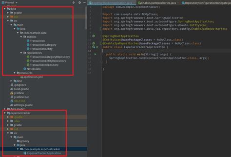 java scan repositories in another package stack overflow