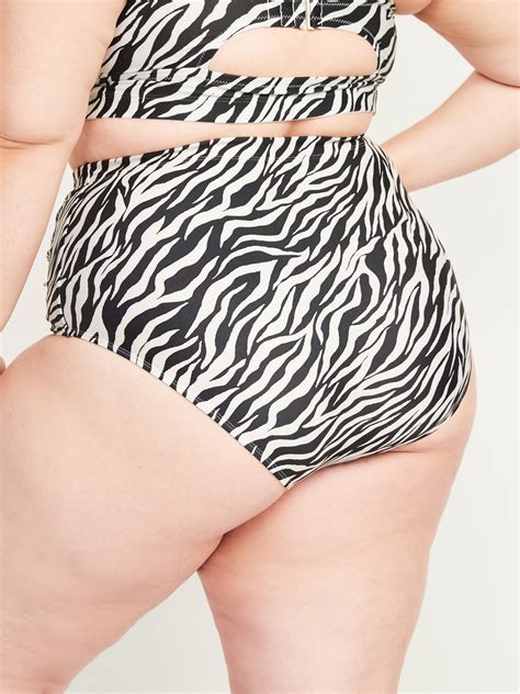 High Waisted Secret Smooth Plus Size Swim Bottoms Old Navy