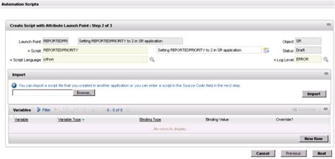 automation scripting attribute launch point app reference
