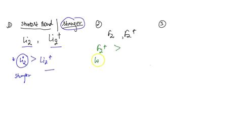 Solved Q1 On The Basis Of Molecular Orbitals Predict The Shortest