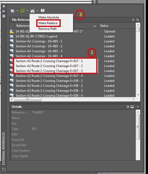 external reference file paths for autocad drawings autocad