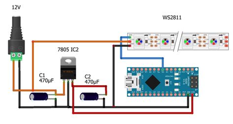 ws2811 rgb led strip with arduino fastledws2811 12v